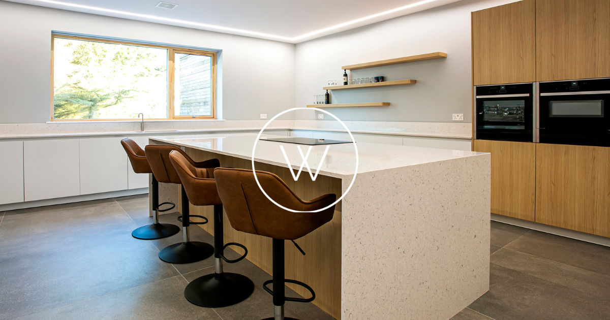 White and Oak Kitchen | Creating a Calming Kitchen Oasis