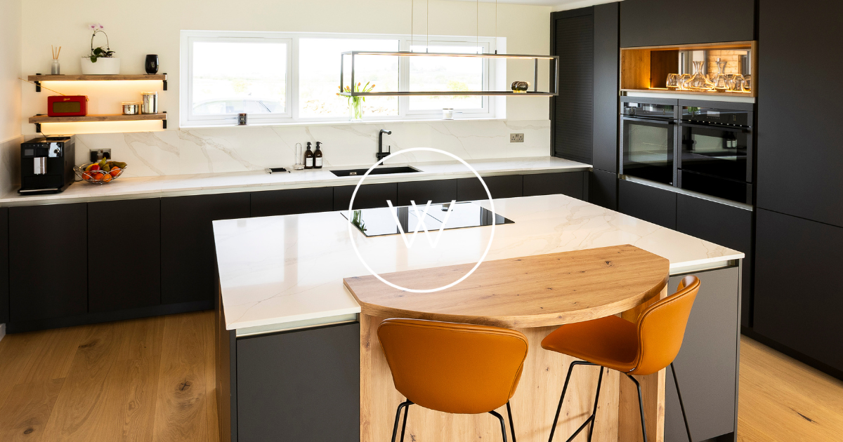 Carbon Black Kitchen | Bold & Beautiful for a Light Filled New Build